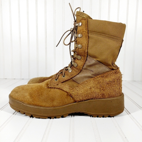 Altama | Shoes | Altama Leather Vibram Sole Hot Weather Army Combat ...